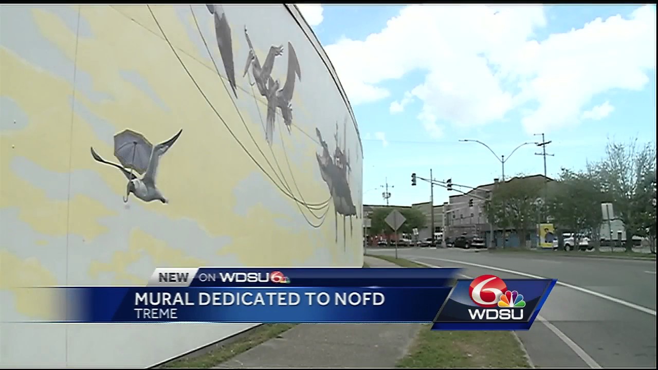 New mural unveiled to show NOFD's commitment to the community - YouTube