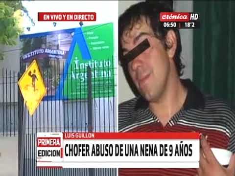 Chofer abusó de una nena de 9 años
