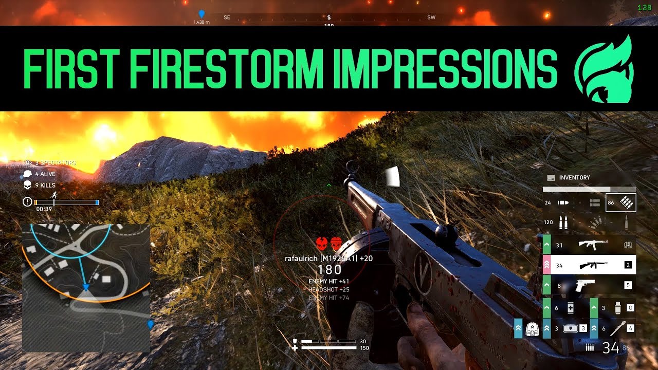 Battlefield V Firestorm Impressions - YouTube