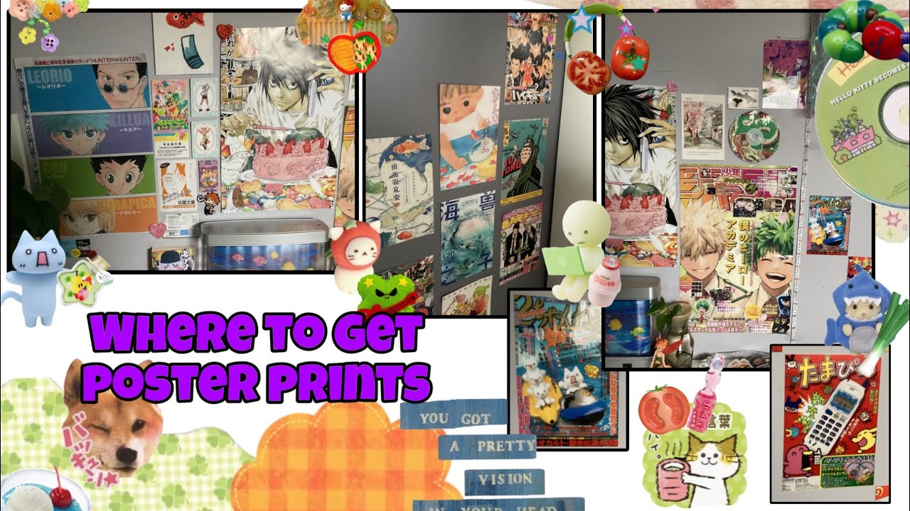 Where to get poster prints (jumino core/hesieiretro) - YouTube