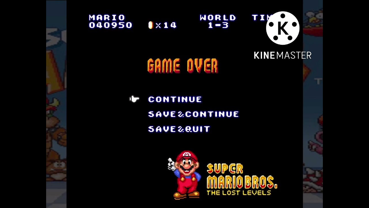Super Mario All Stars Game Over Double High Pitched - YouTube