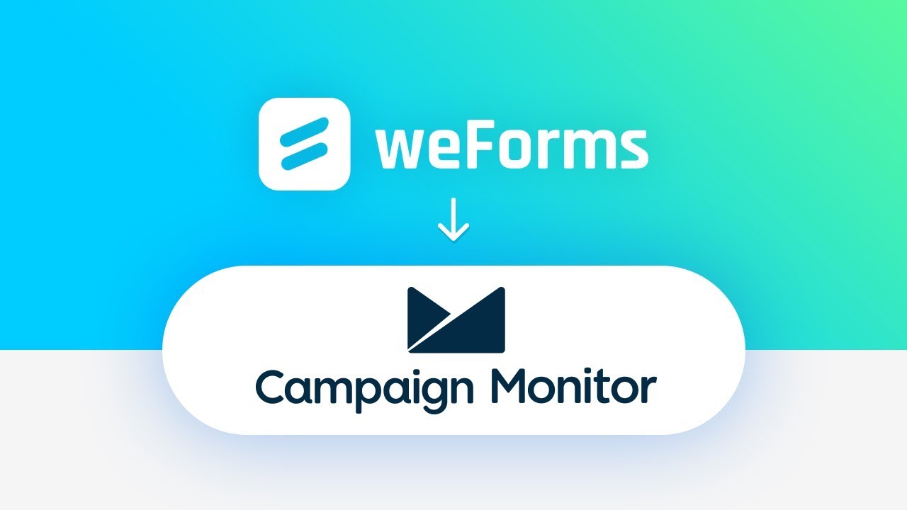 Campaign Monitor Integration for weForms - YouTube