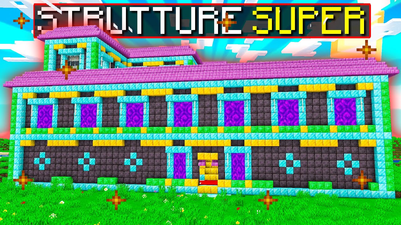 MINECRAFT MA LE STRUTTURE SONO SUPER RICCHE - YouTube