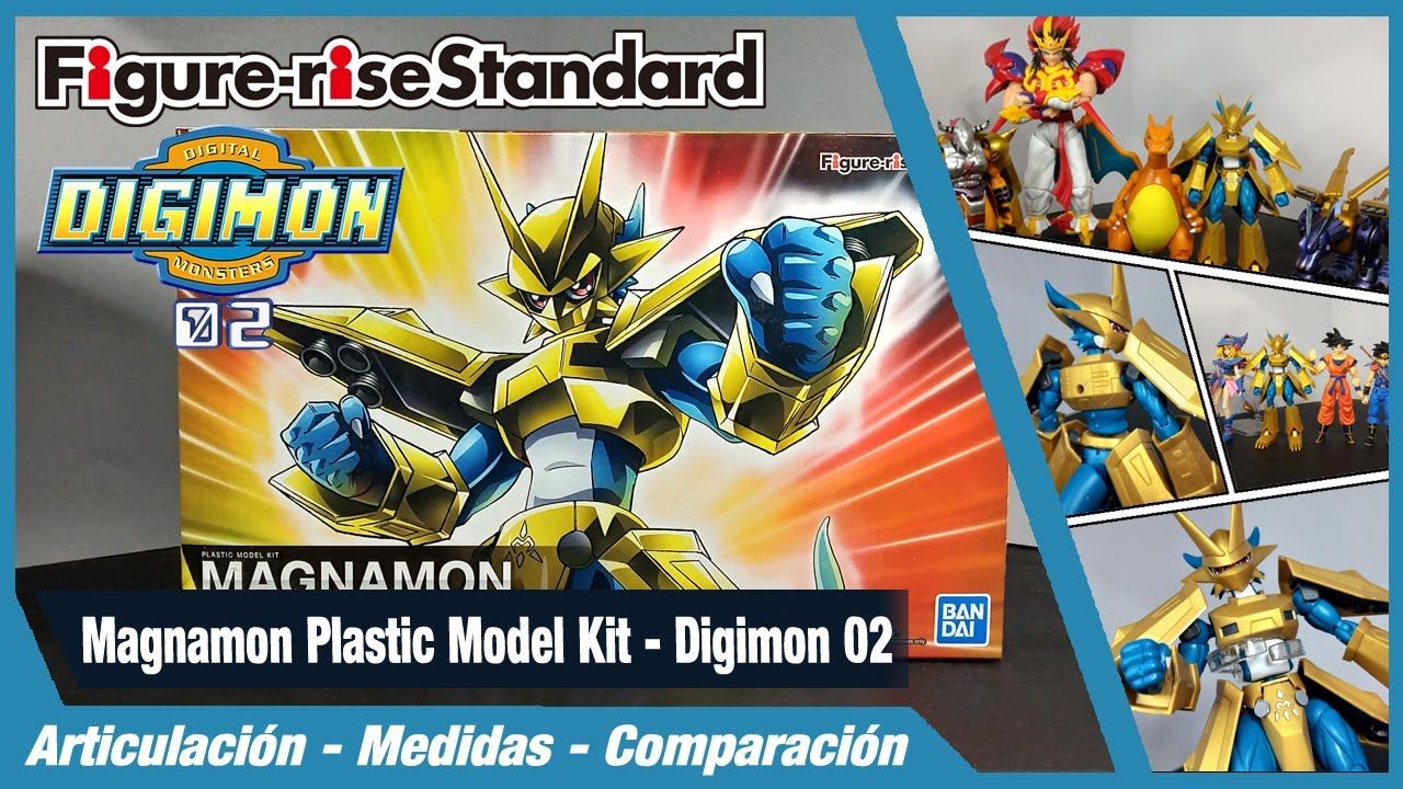 Figura de Magnamon Digimon 02 | Figure-Rise Standard - YouTube