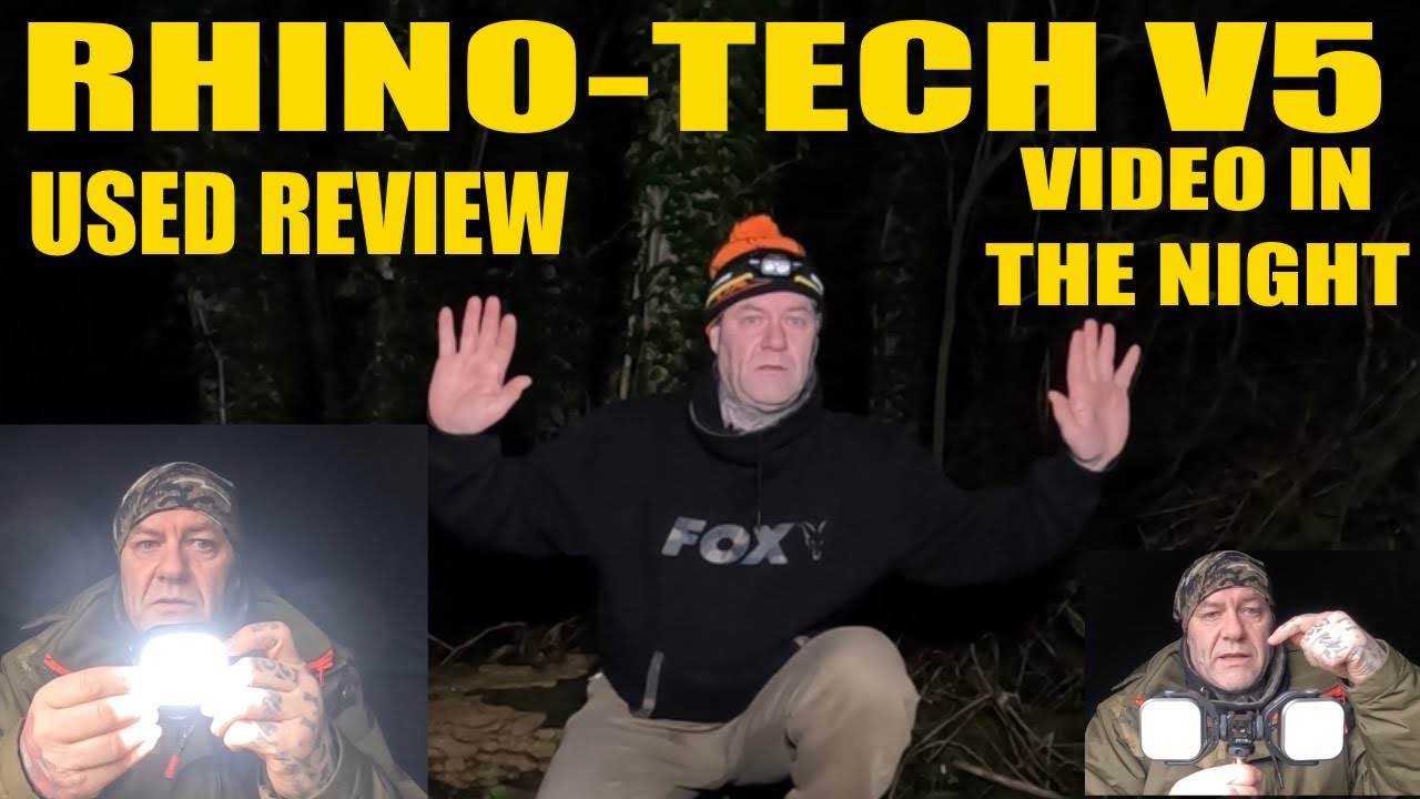 RHINO-TECH V5 PHOTOGRAPHY - VIDEOGRAPHY LIGHT / CARP FISHING - YouTube