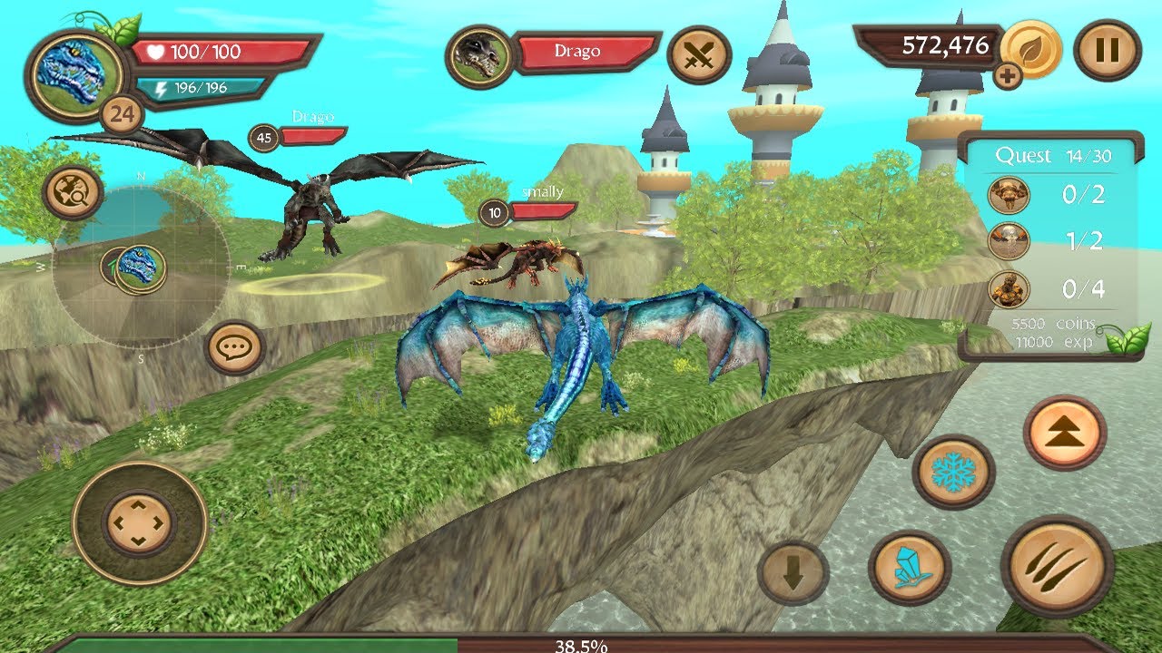 Dragon Sim Online Android Gameplay - YouTube