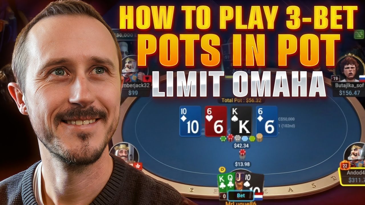 How to Play 3-Bet Pots in Pot Limit Omaha #poker - YouTube