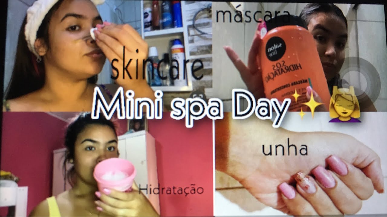 Mini spa Day (hidratação,unha,skin care) 💆‍♀️🤍 - YouTube