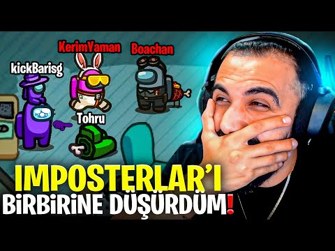 KONUŞTUĞUM HERKES *LDÜ!! IMPOSTERLAR'LA İŞ BİRLİĞİ YAPTIM! | EKİPLE AMONG US | Barış Can