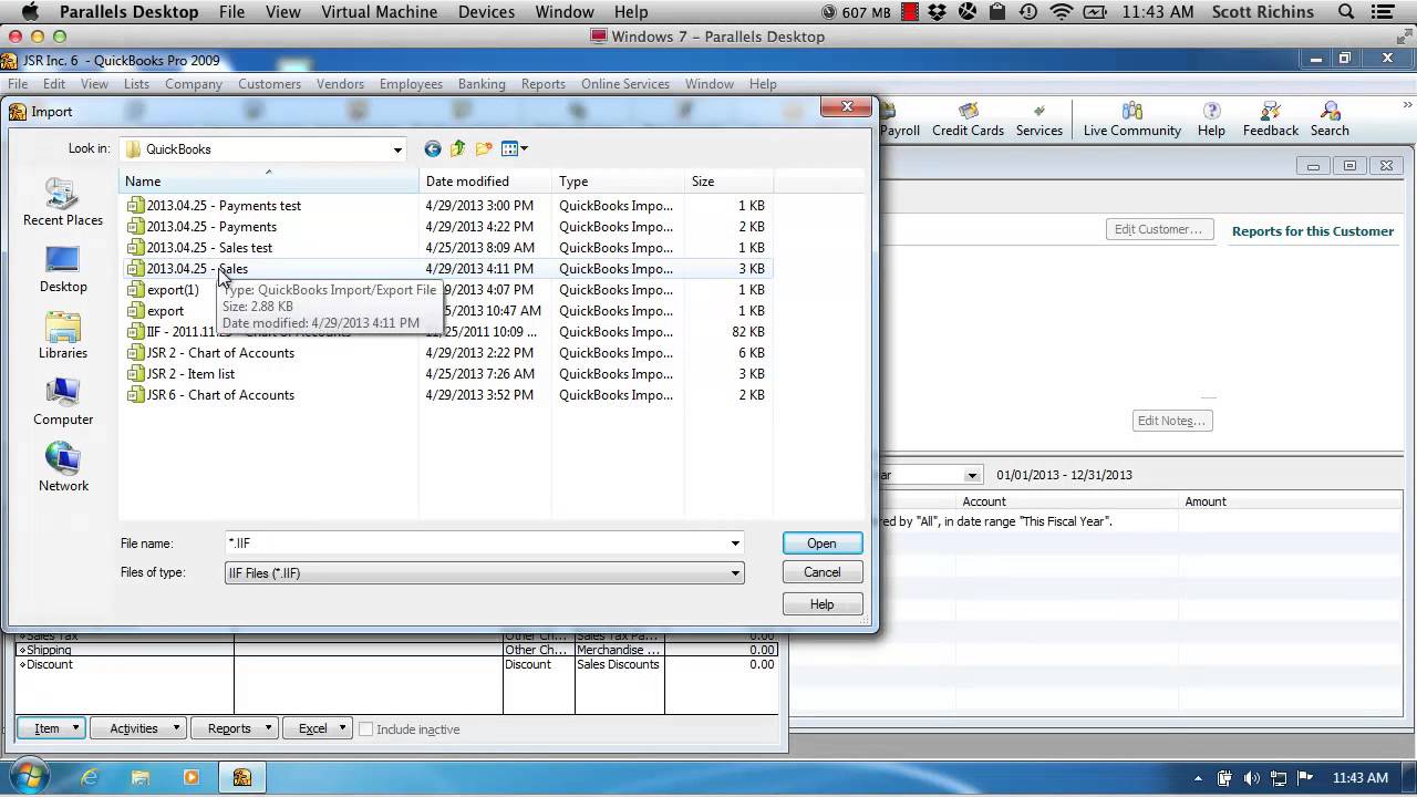 Importing and Infusionsoft export into Quick Books - YouTube