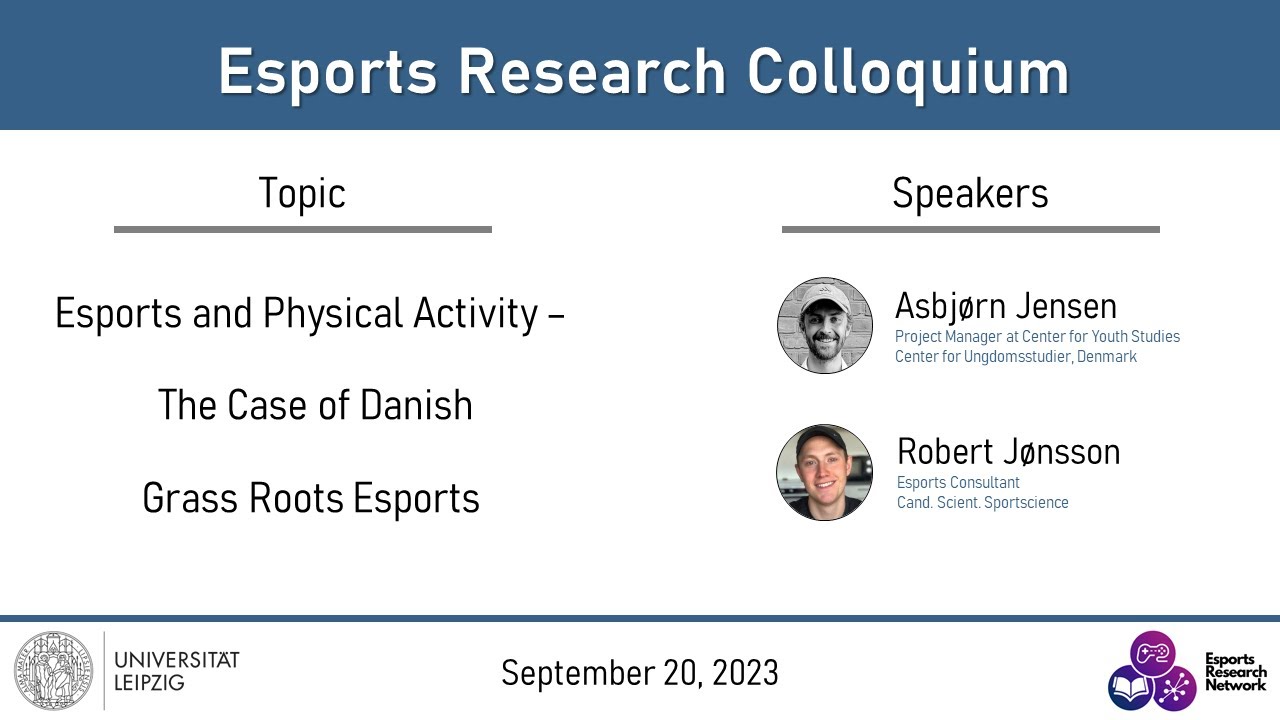 Esports and Physical Activity - The Case of Danish Grass Roots Esports ...
