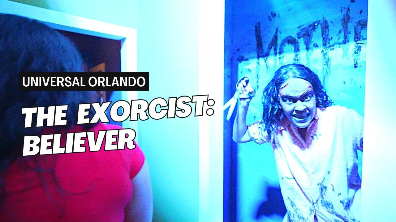 The Exorcist: Believer at Halloween Horror Nights Orlando - YouTube