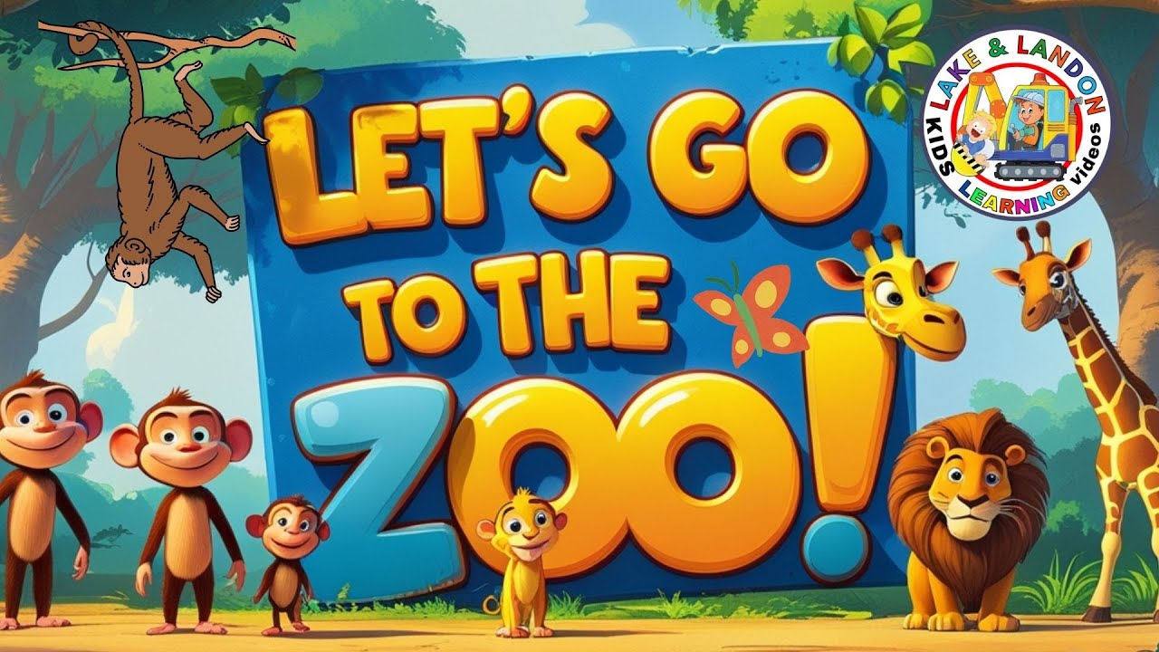 🎶🐘 Let’s Go to the Zoo! 🦒🎈 | Fun Kids Song & Animal Dance | Nursery ...
