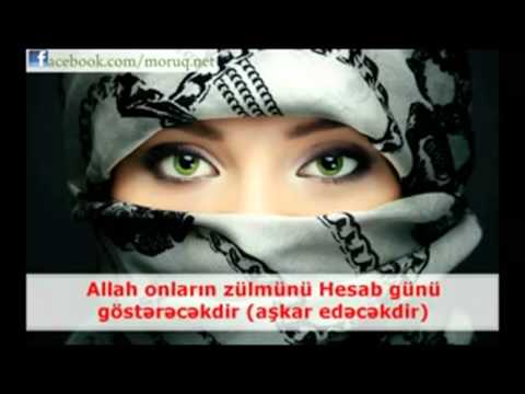 Hicab haqqında gözəl bir ifa tərcümə ilə) 3gp