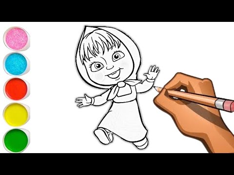 How To Draw Masha|Masha Art|Easy Drawing Tutorial & Art - YouTube