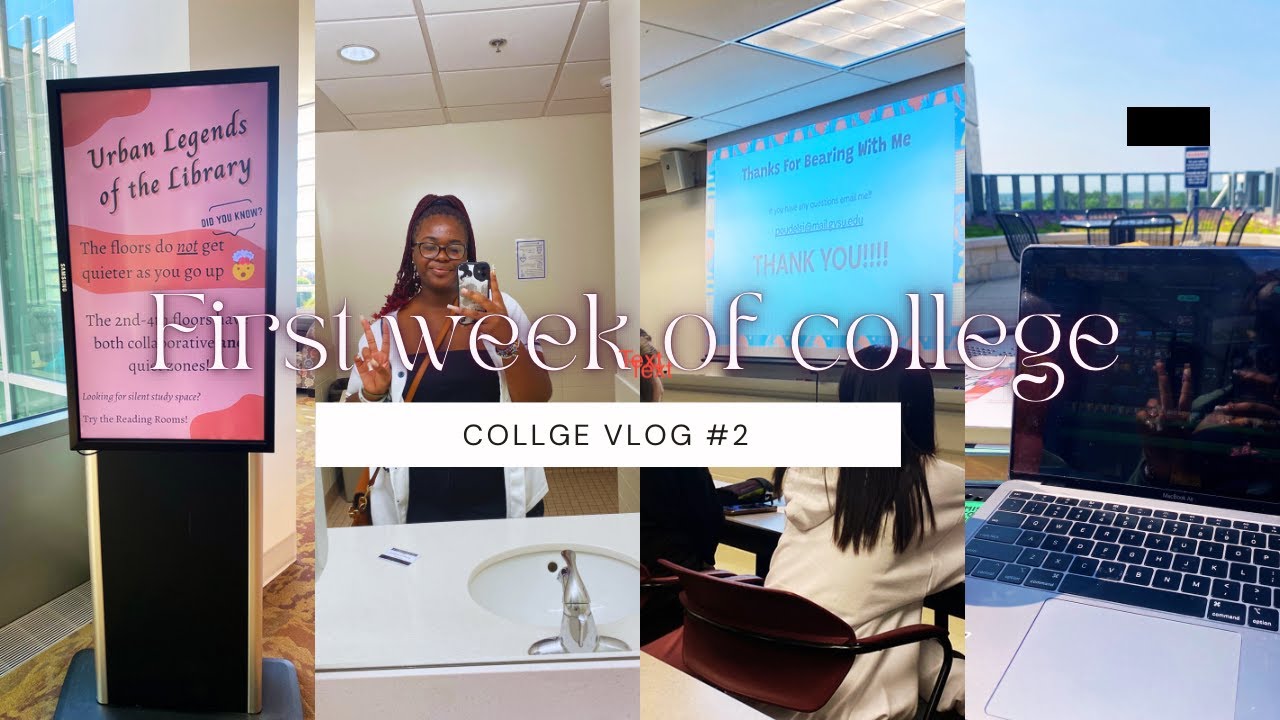 First week of college | college vlog #2 - YouTube