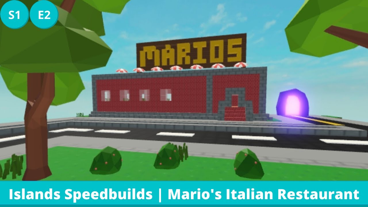 S1E2 | Roblox Islands Mario's Italian Retaurant - YouTube