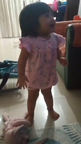 Angel learning to stand up without support 😘 - YouTube