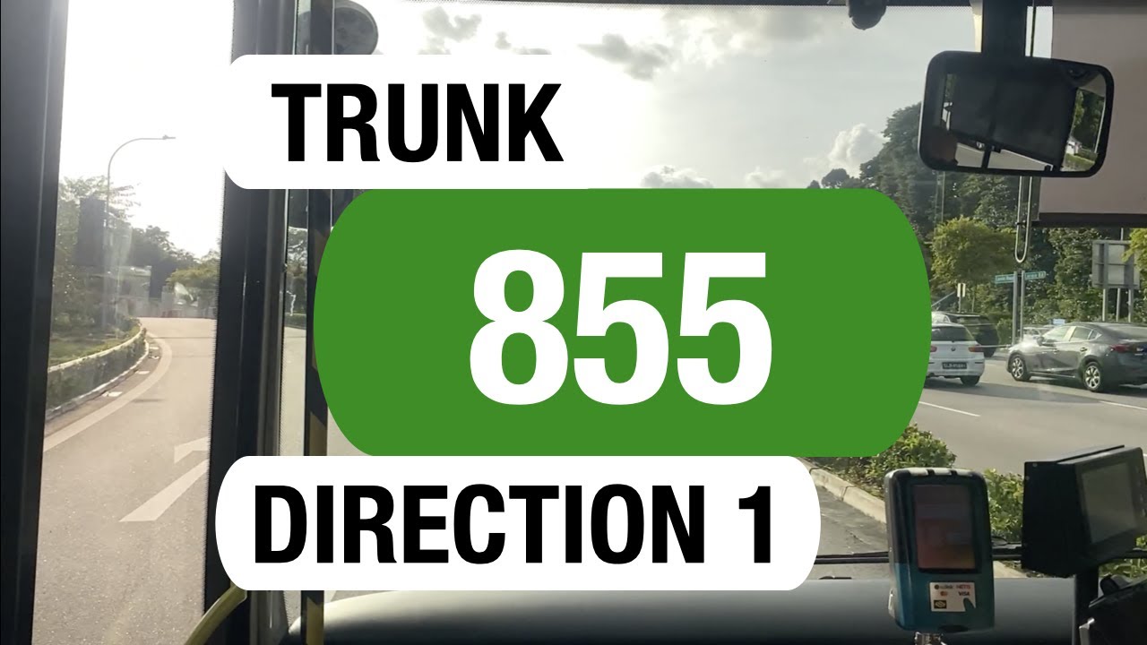 Tower Transit Trunk 855 (Direction 1) | Bus Service Route Visual - YouTube