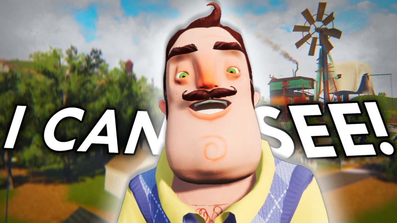 Hello Neighbor Alpha 3 is FINALLY FIXED?! (Alpha 3 daytime mod) - YouTube