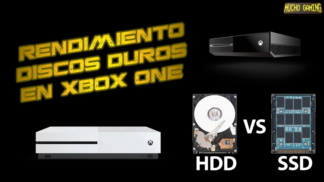 Xbox One y el rendimiento en discos duros vs SSD - YouTube