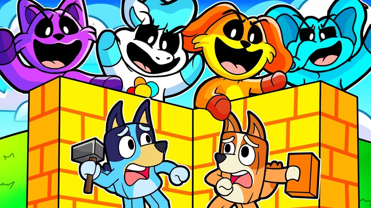 BLUEY Y BINGO CONSTRUYEN PARA SOBREVIVIR de los SMILING CRITTERS en ...