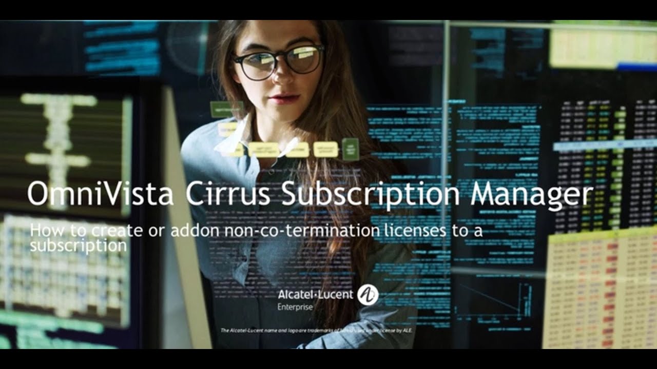 OmniVista Cirrus - Create or addon non-cotermination licences to a ...
