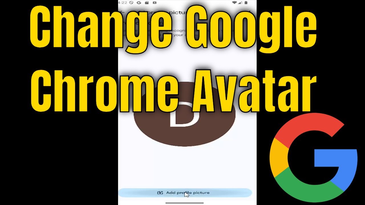 How to Change Google Chrome Avatar with Custom Picture (Guide) - YouTube