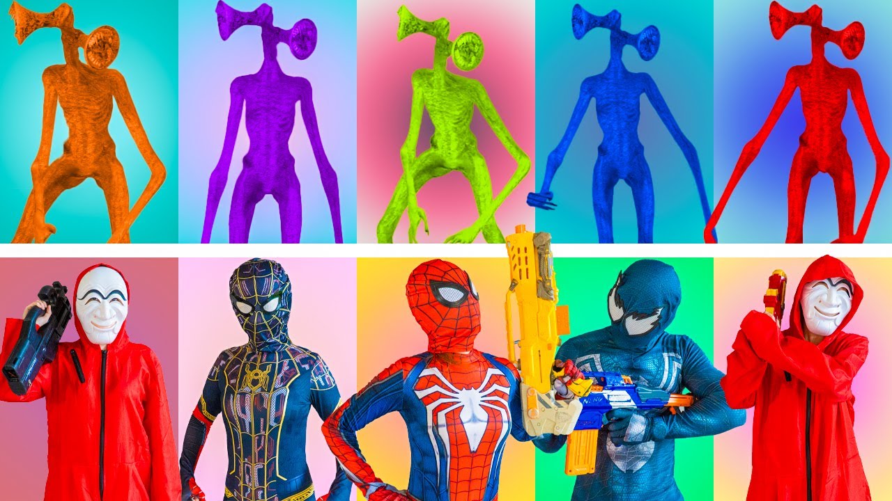 Hulk, SPIDER - MAN, BAD SPIDER -MAN VS PAC MAN RED,SCP 096 Unity Green ...