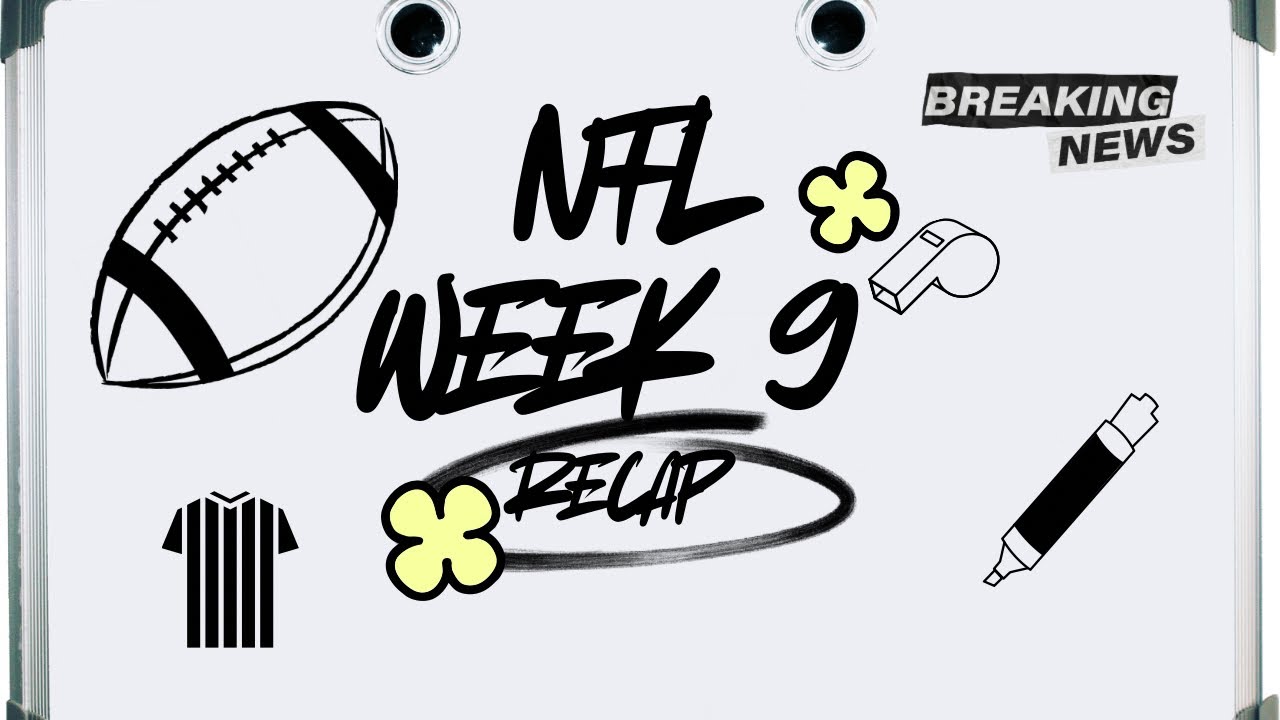 NFL Week 9 Recap & Analysis | Moneyline Results, Reactions & Team ...