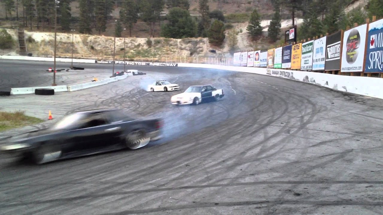 Penticton Speedway Drifting - YouTube