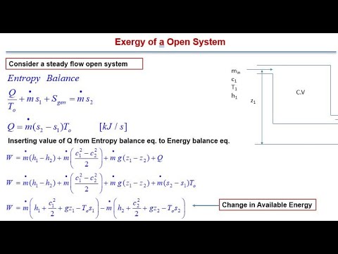 Lecture 22 l Exergy of an Open System l Second Law Efficiencies l ...