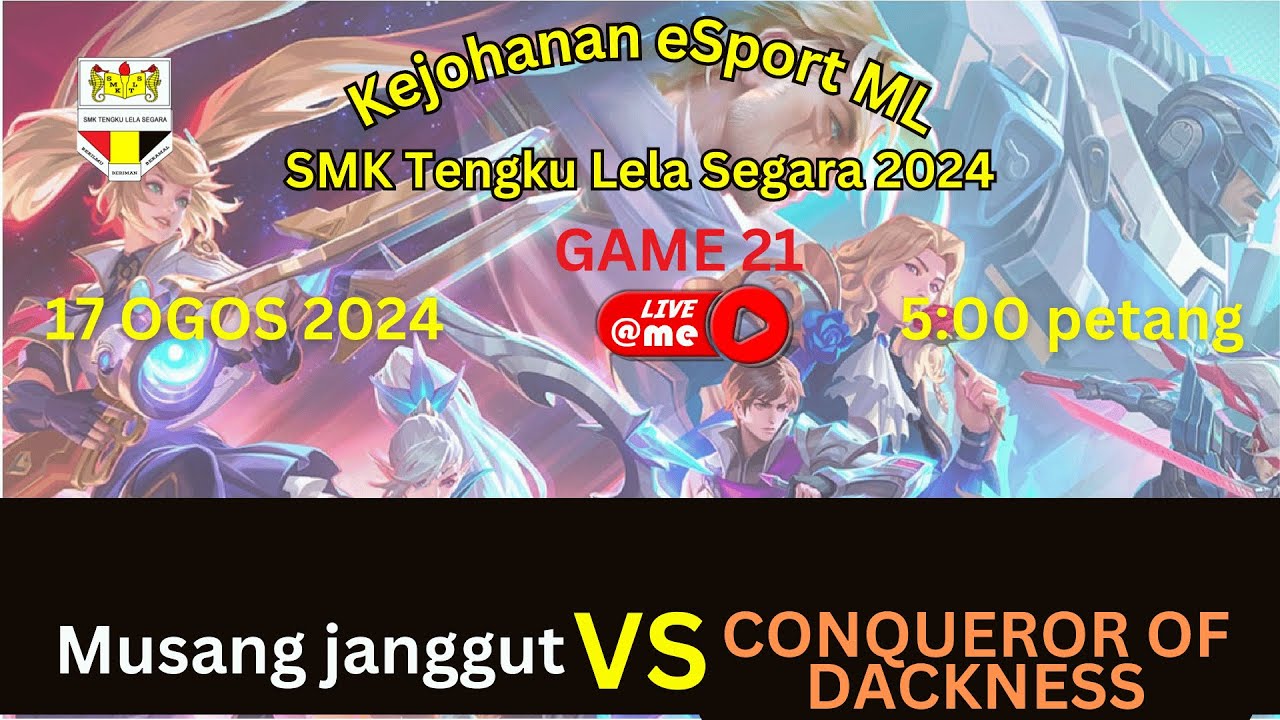 Kejohanan eSport Mobile Legends SMKTLS 2024 (Game 21) - YouTube