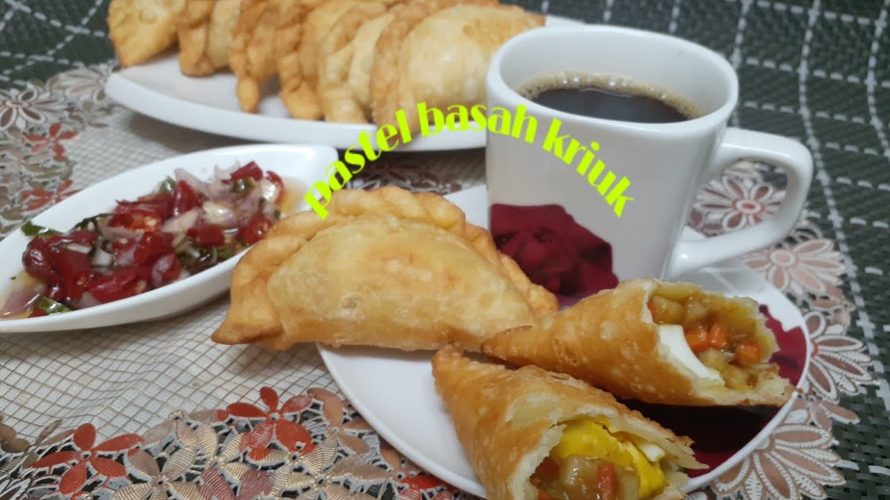 pastel basah krispy - YouTube