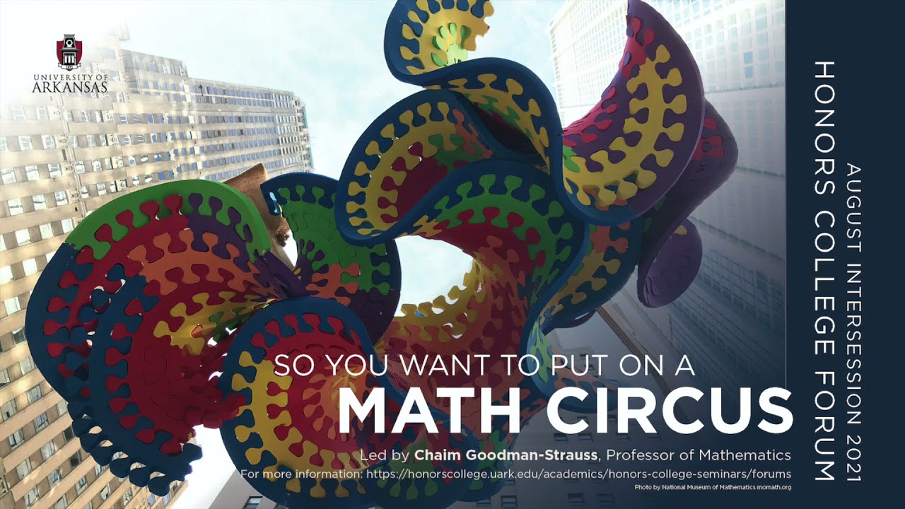 So You Want to Put on a Math Circus - YouTube