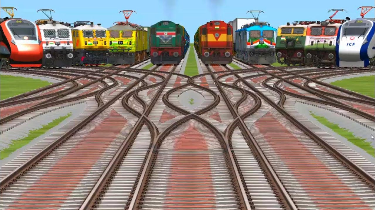 New trains dijle enjeen and electri forest route change railway game's ...