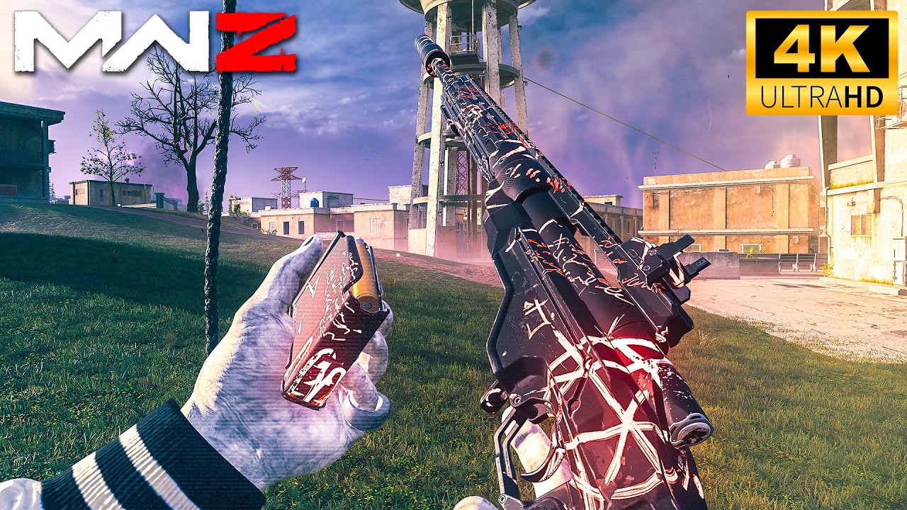 MW3 ZOMBIES SOLO w SPX-80 RED ZONE and DARK AETHER 4K Gameplay (No ...