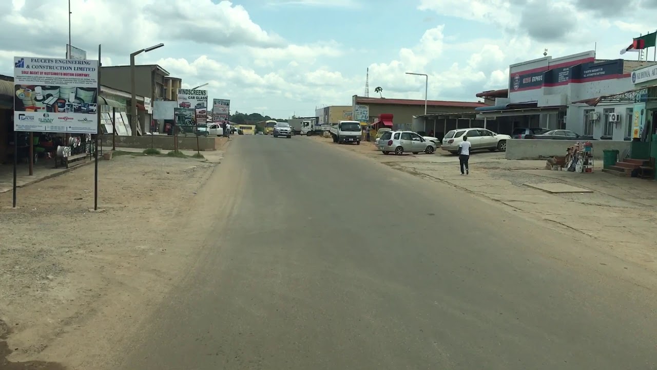 Driving on Freetown road, kitwe Copperbelt. Zambia - YouTube