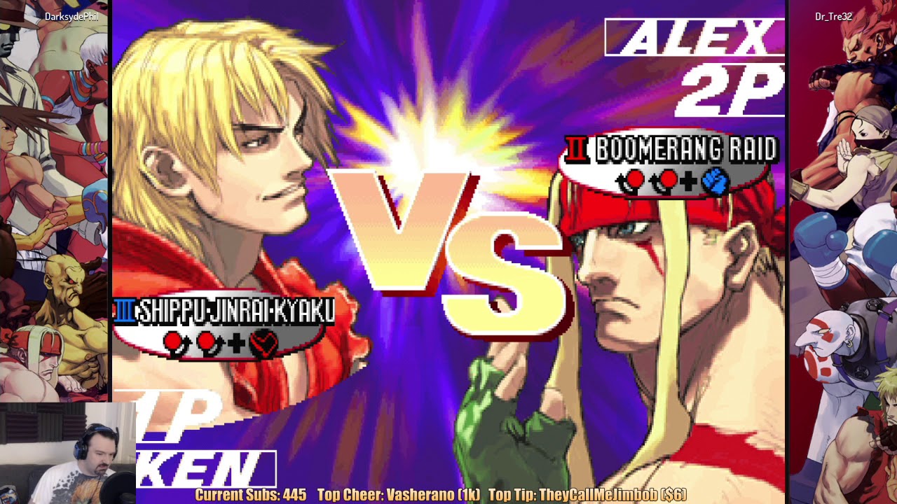 SF 30th Anniversary Collection Launch: 1st SF3: 3rd Strike gameplay pt1 ...