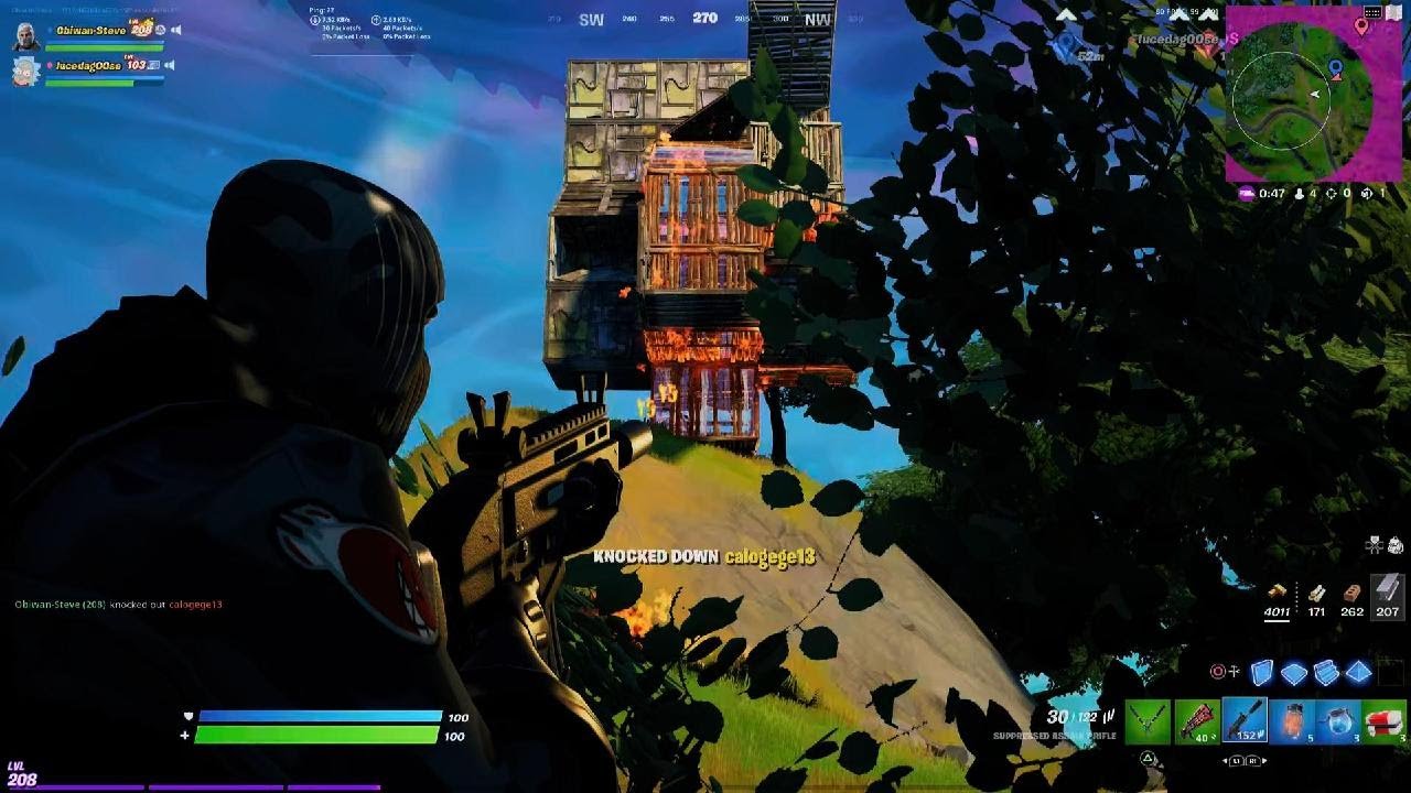 Fortnite C2S7 Steamy to Stumpy w/L - YouTube