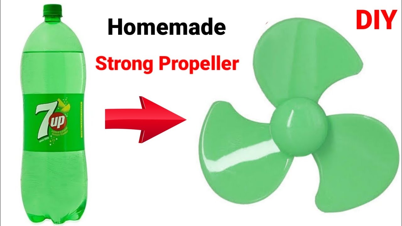 How to make Drone Propeller/Homemade Propeller/DIY Flying Propeller ...