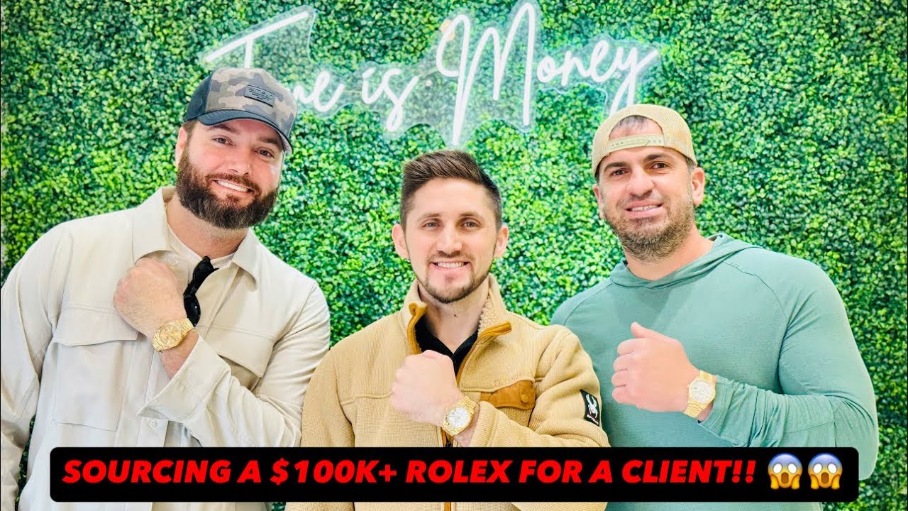 SOURCING A $100K ROLEX FOR A CLIENT!!! 😱😱 - YouTube