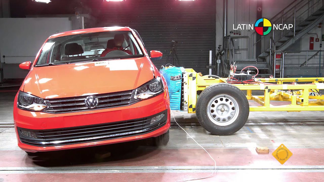 Crash test com Volkswagen Vento - YouTube