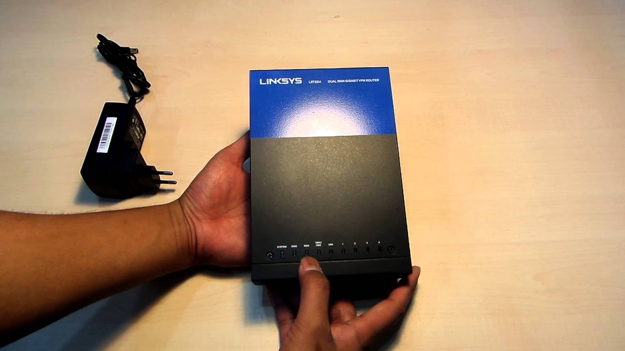 SYS2U.COM - แกะกล่อง Linksys LRT224 - Dual Gigabit Load Balanced Router ...