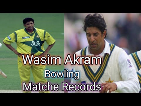 Wasim Akram bowling records.Bowling records of wasim akram.pakistan ...