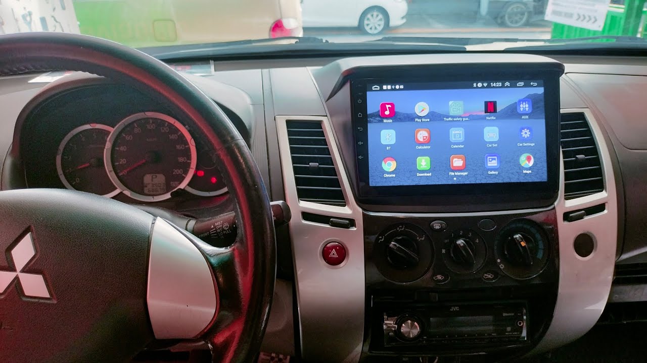 MITSHUBISHI MONTERO SPORTS 2012 Installed Original Android Head Unit ...