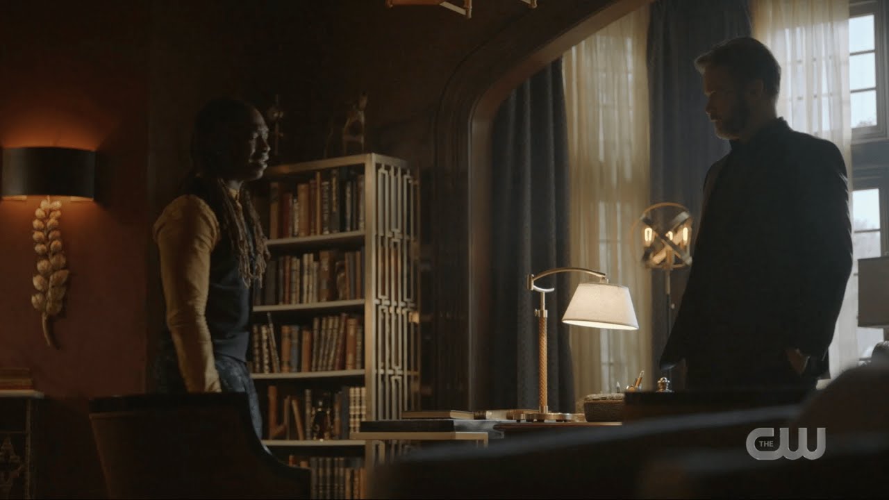 Legacies 3x13 Kaleb talks to Alaric - YouTube