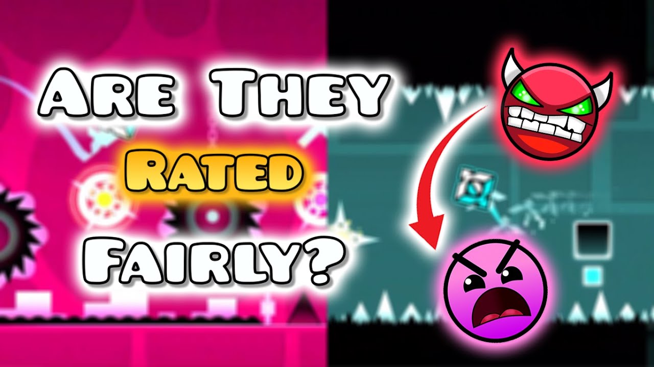 Are These Geometry Dash Levels Rated Fairly? - YouTube