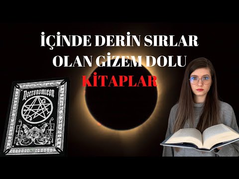 BU KİTAPLARI OKUYANLAR DELİRİYOR! DÜNYANIN EN GİZEMLİ 4 KİTABI !!!