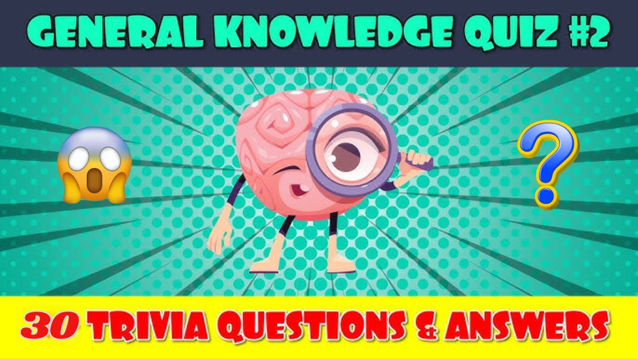 General Knowledge Quiz (Part 2) | Quiz Master - YouTube